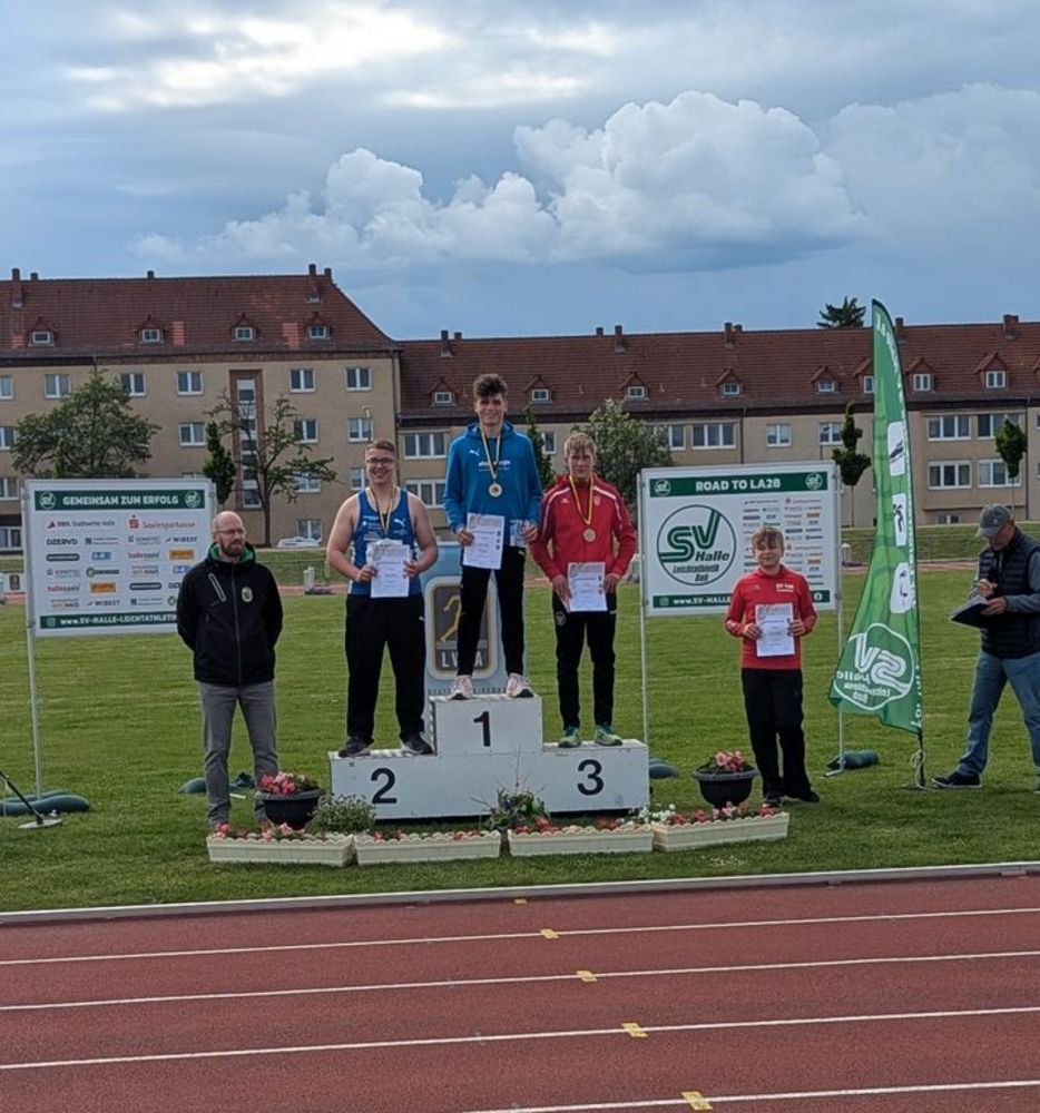 LV Sachsen: Sachsen erfolgreich im Stadion Robert-Koch-Straße in Halle