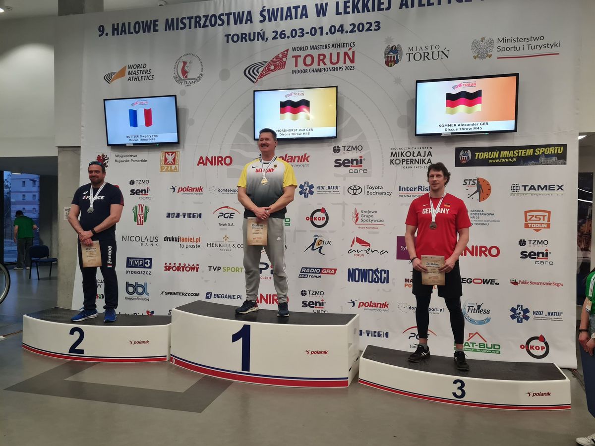 LV Sachsen: Erfolgreiche 9. Hallen Weltmeisterschaft der Senioren in Torun