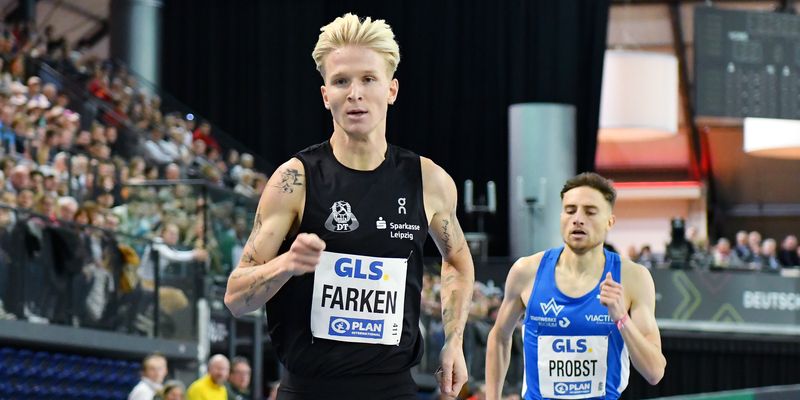 LV Sachsen: Robert Farken läuft direkt ins Halbfinale über 1500 m